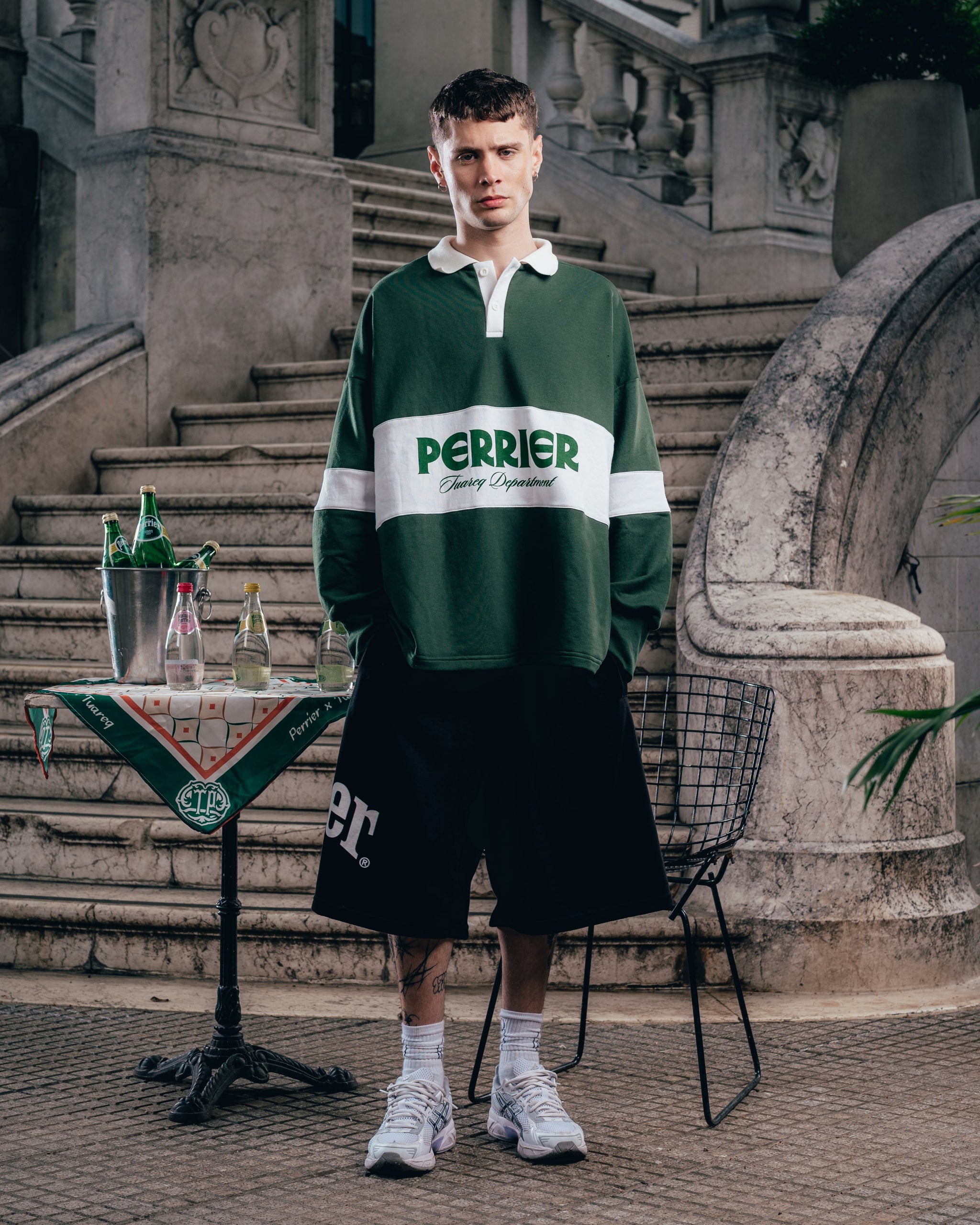 TUAREQ® [OFICIAL] – CREWNECK POLO [ PERRIER ] DEPARMENT. GREEN