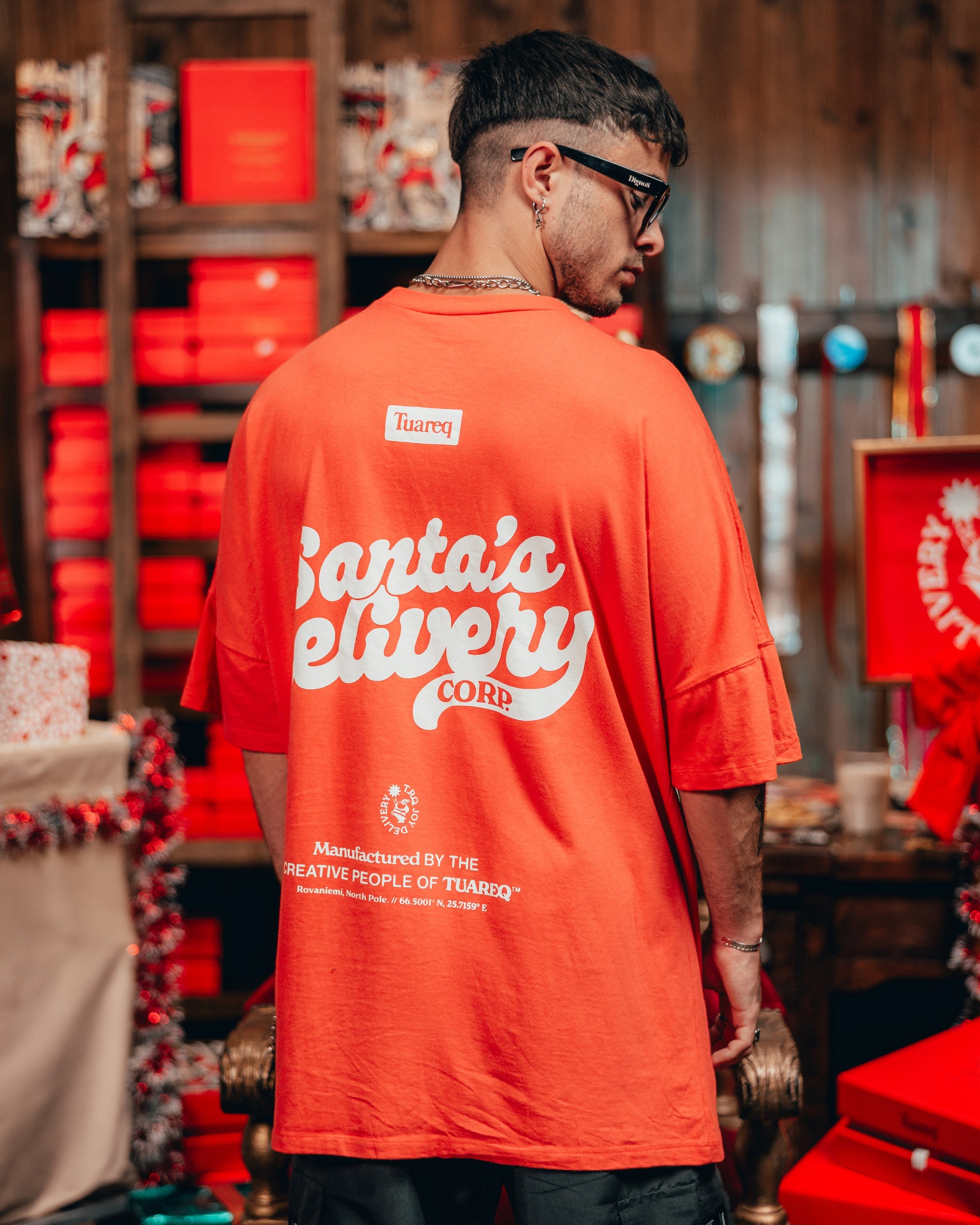 REMERA OVERSIZED [ DELIVERY ] ROJO