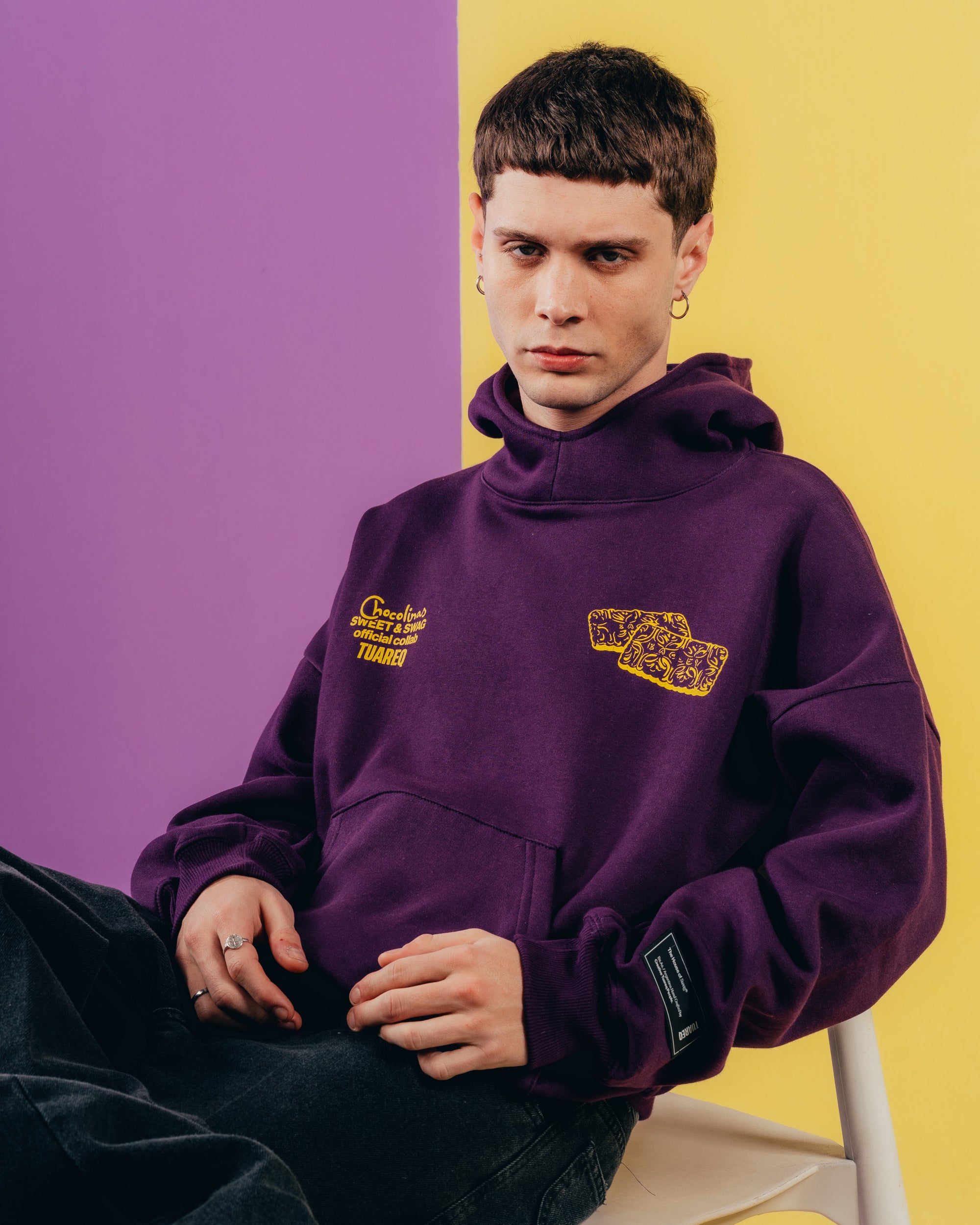 TUAREQ® [OFICIAL] – HOODIE EXTRAHEAVY [ CHOCOLINAS ] SWEET VIOLET